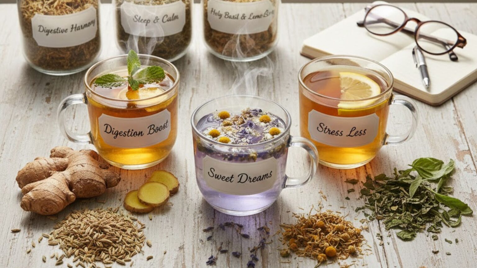 Top 10 Herbal Teas for Stress Relief and Relaxation - Tea of Life ...